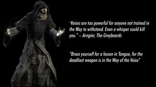 Languages of the elder scrolls | PPT