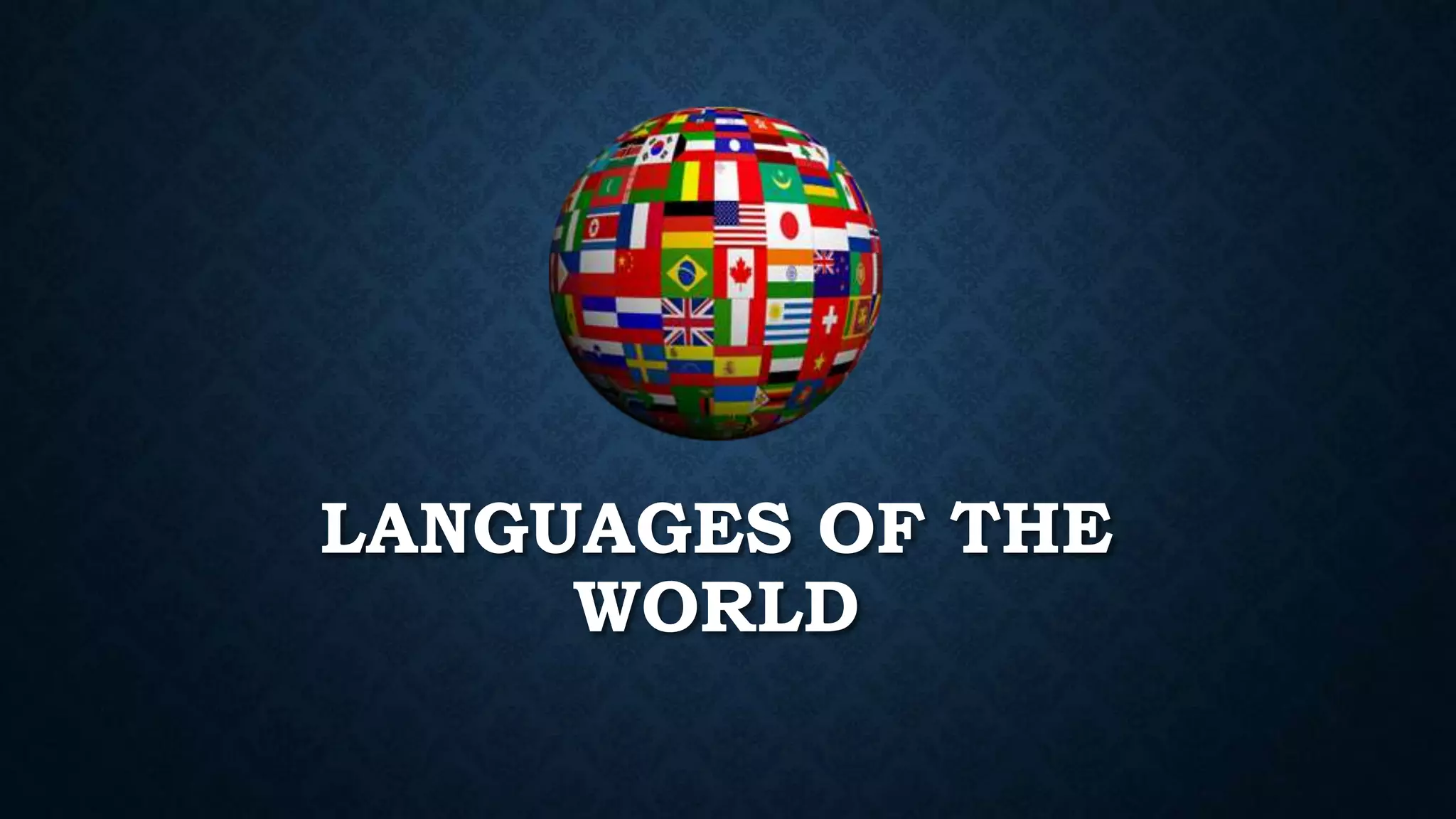 Languages of the world | PPTX