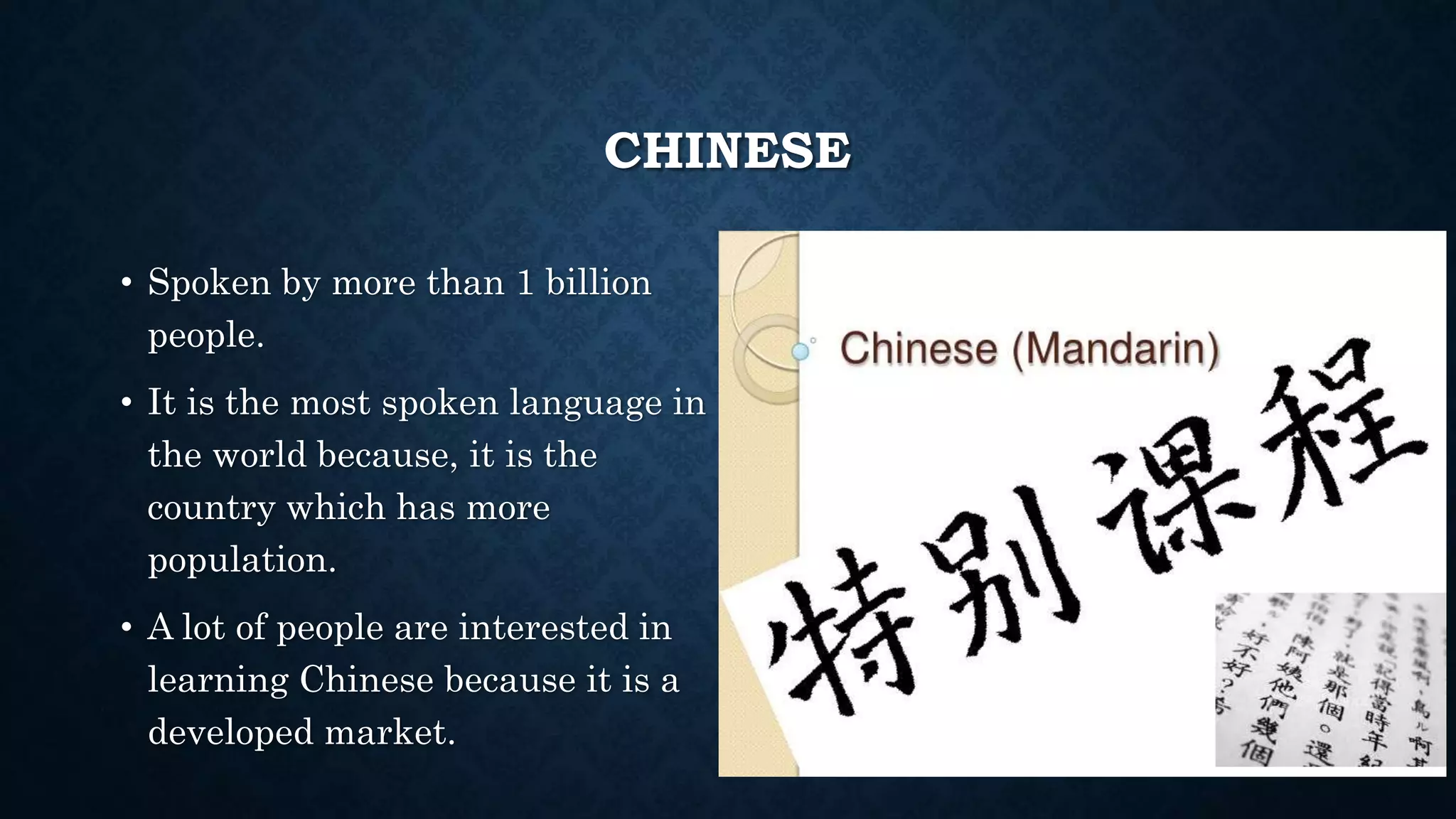 Languages of the world | PPTX