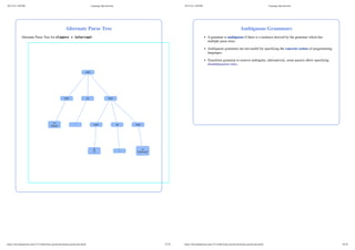 Language Specification in Programming Languages | PPT