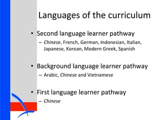 ACARA Languages update | PPT