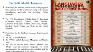 Languages, Religion and Races in India.pptx