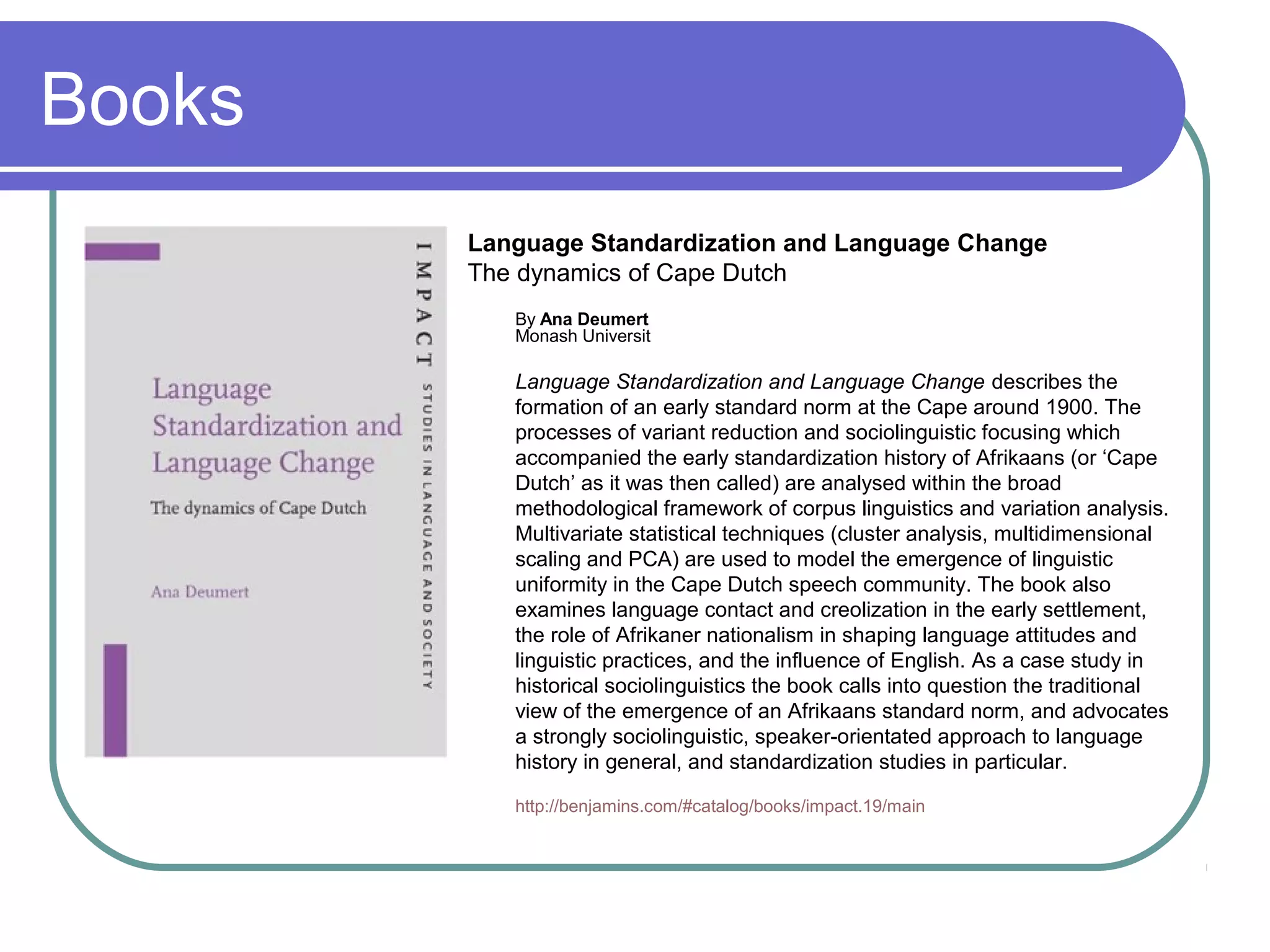 Language standardization: How and why | PPT