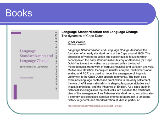 Language standardization: How and why | PPT