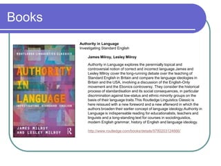 Language standardization: How and why | PPSX