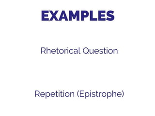 Language & Style (Rhetorical Devices) | PPTX