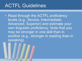 Language teacher | PPT