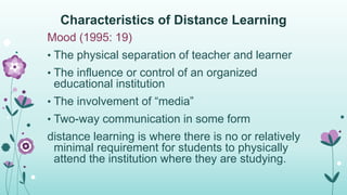 Language teacher education by distance | PPTX