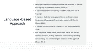 LANGUAGE TEACHING and EVALUATION APPROACHES & TECHNIQUES.pptx