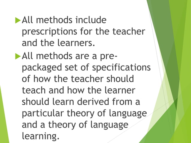 Language teaching approaches and methods | PPTX