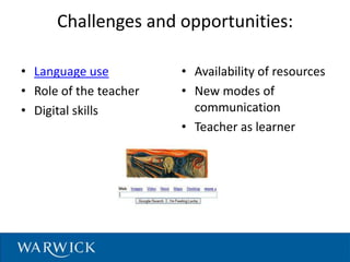 Language teaching in the digital age | PPTX