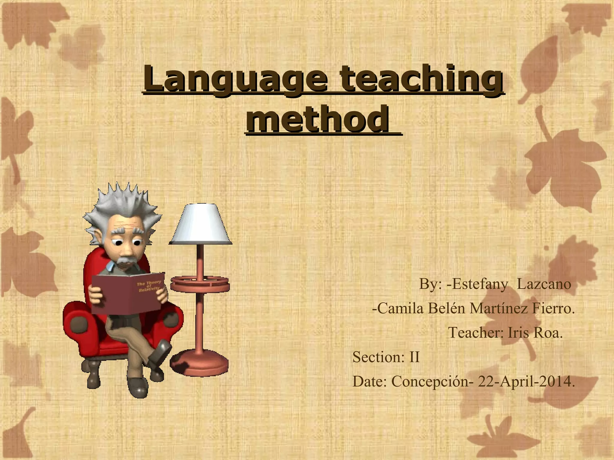 Language teaching method | PPT