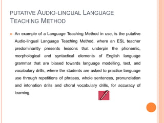 Language teaching methodologies | PPTX | Homework and Study | Education