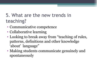 Language Teaching Methodology | PPT | Education