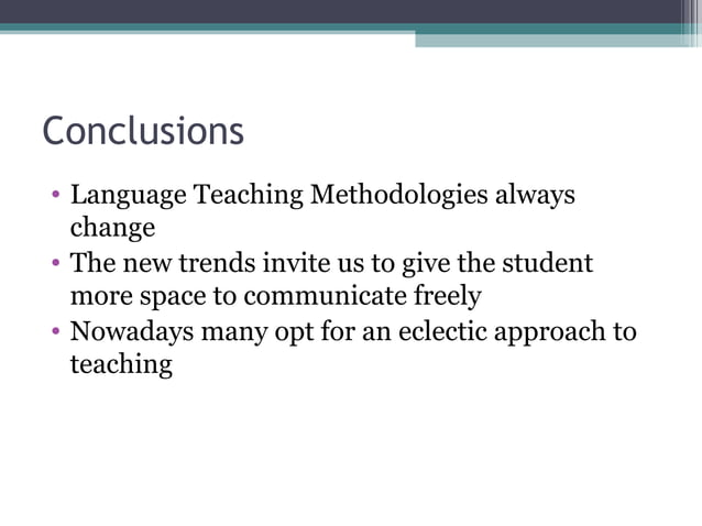 Language Teaching Methodology | PPT | Education