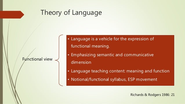 Language teaching methodology