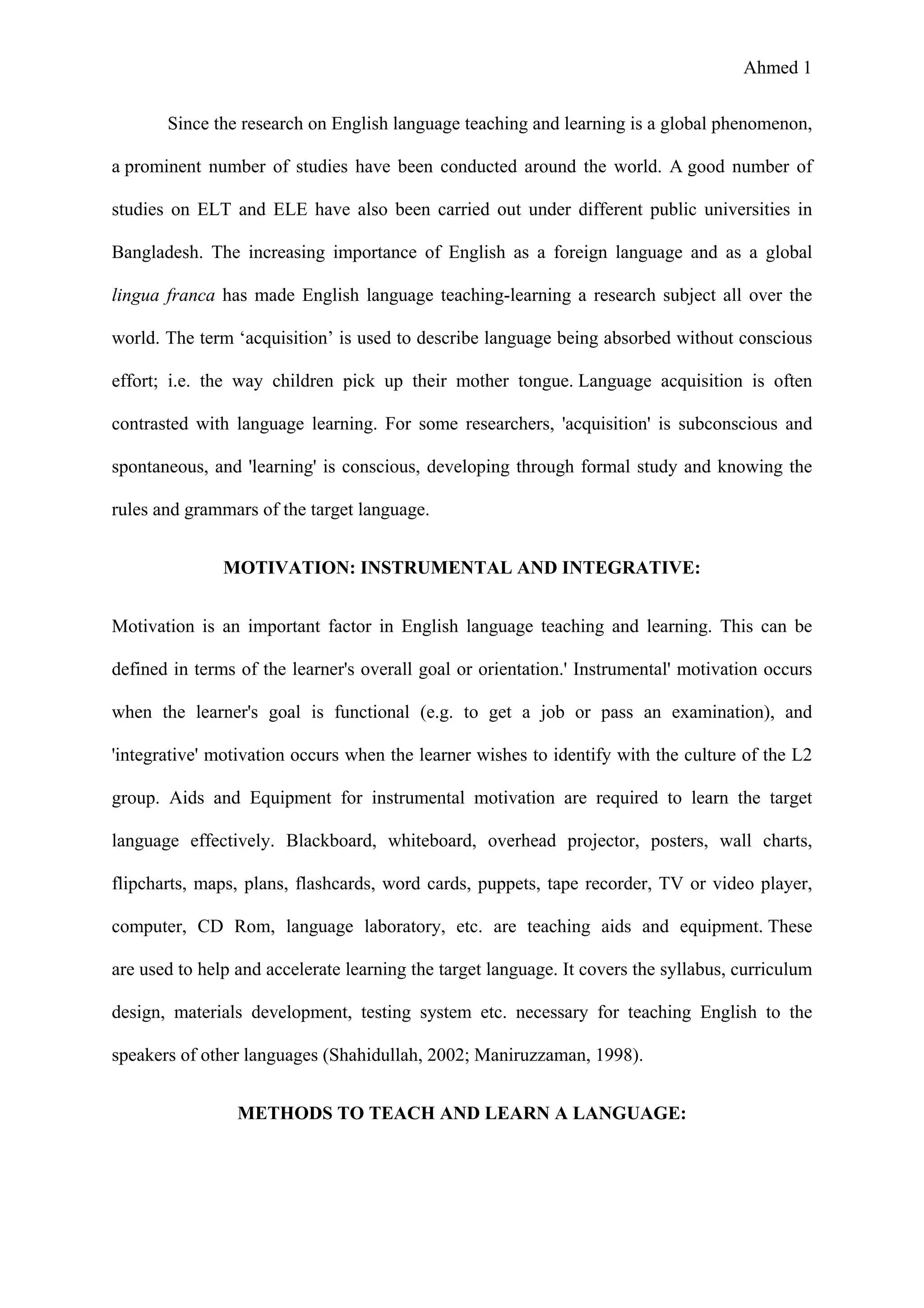 Language Teaching Methods | PDF | Education