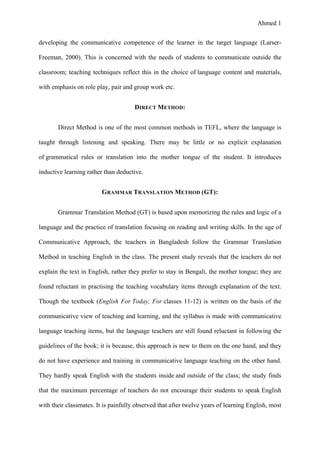 Language Teaching Methods | PDF