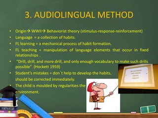 Language teaching methods (1) | PPTX