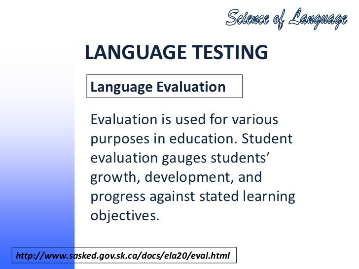 Language Testing