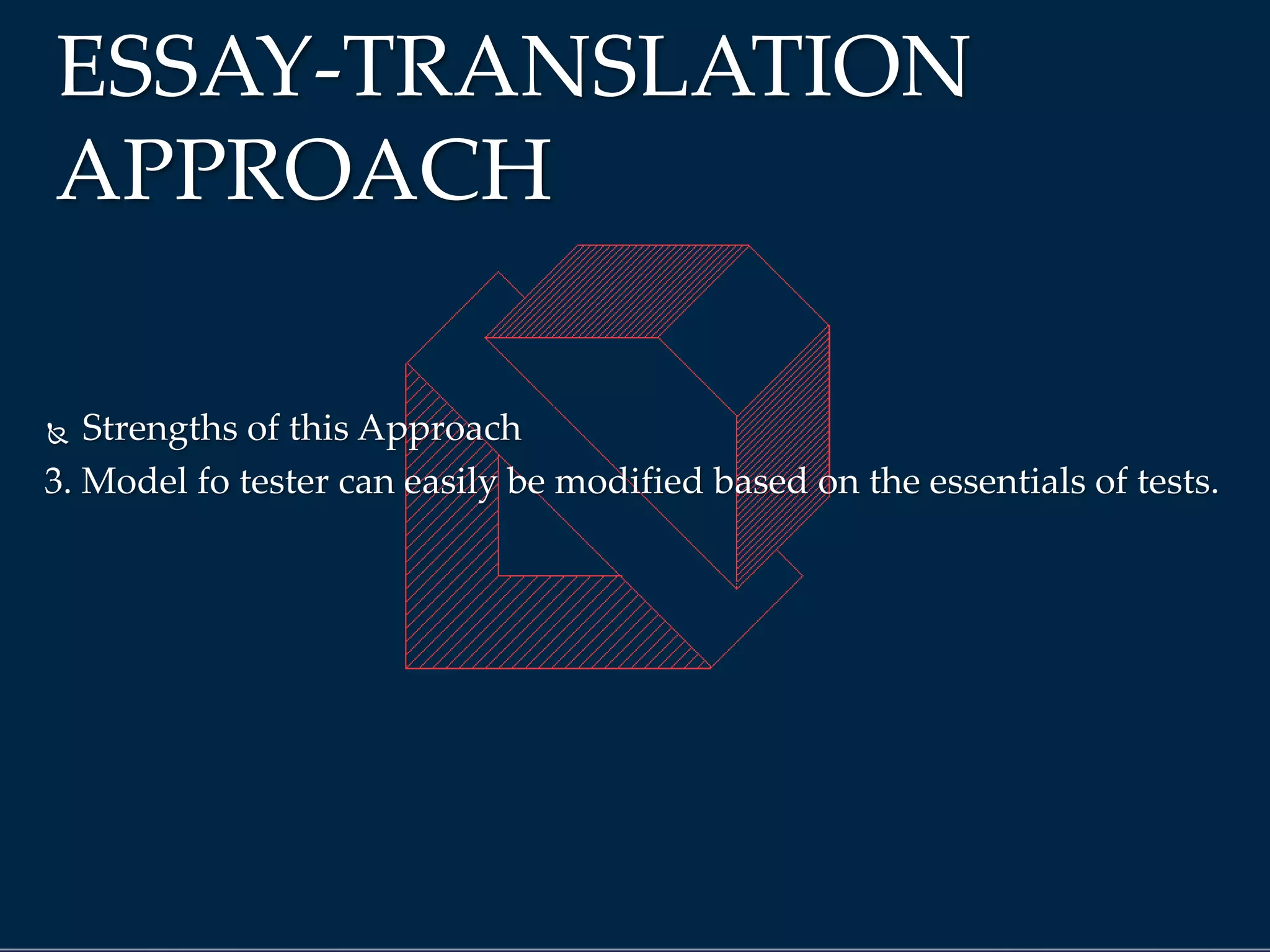 Language testing approaches & techniques | PPTX