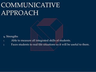 Language testing approaches & techniques | PPTX