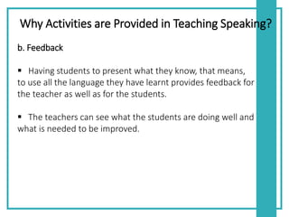 Testing the Productive Skills: Speaking and Writing | PPTX