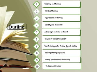 Language testing | PPT | Standardized Testing | Educational Assessment