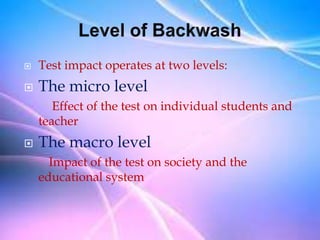 Language testing & evalution | PPTX