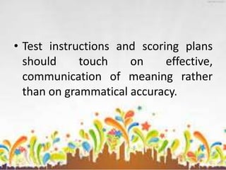 Approaches to Language Testing | PPTX