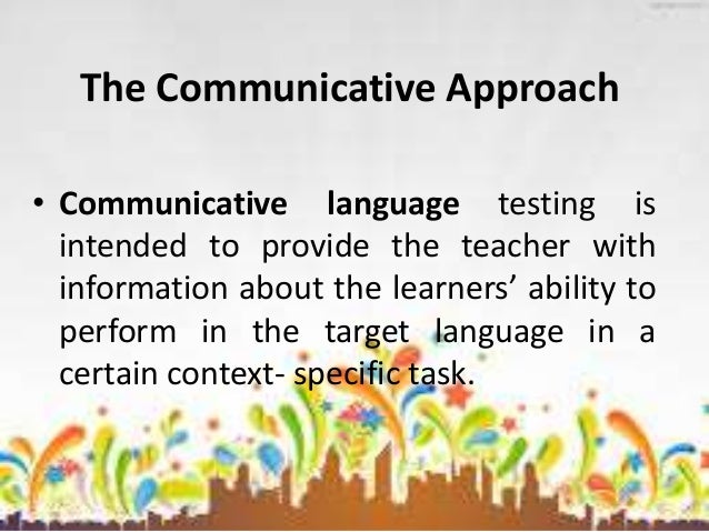 Language Testing/ Assessment Language Testing/ Assessment