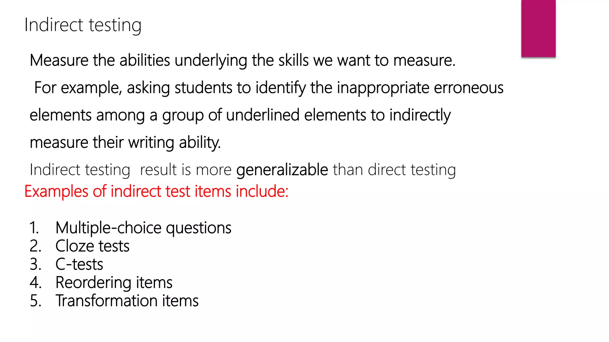 introducing language testing and assessment | PPTX