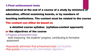 introducing language testing and assessment | PPTX