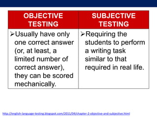 Language Testing Techniques | PPT
