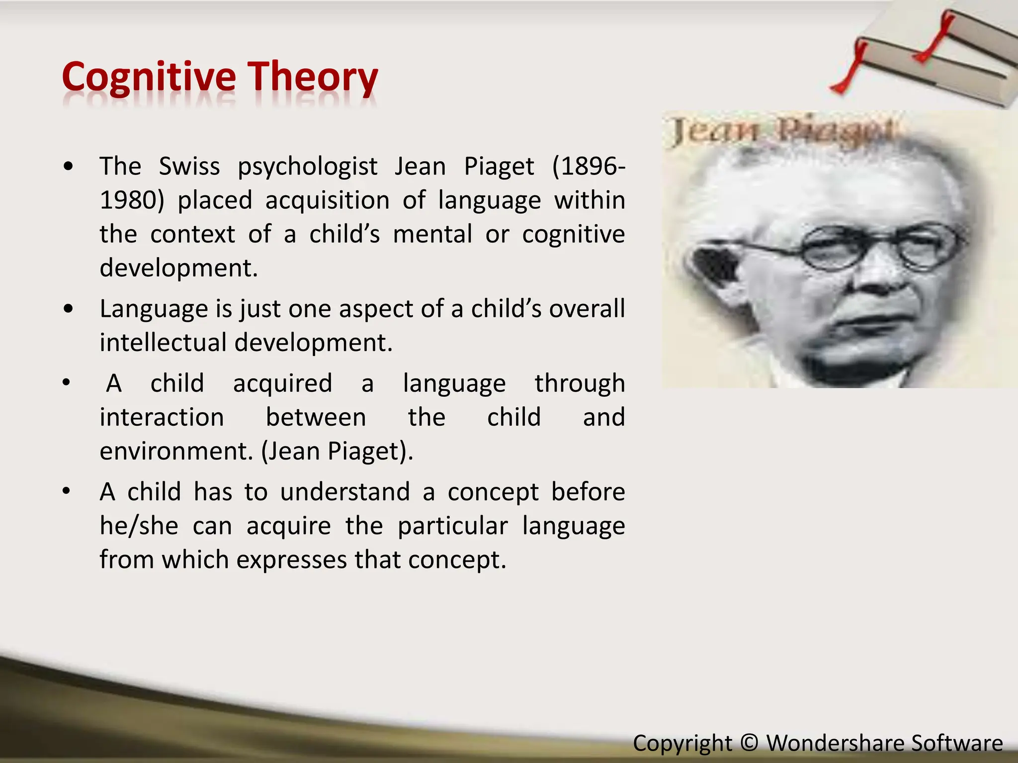Language Theories based on language development | PPT