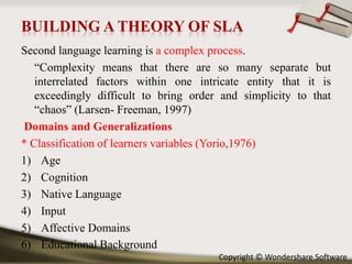 Language Theories based on language development | PPT
