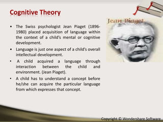 Language Theories based on language development | PPT