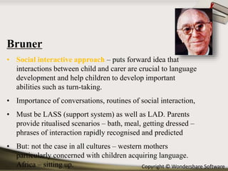 Language Theories based on language development | PPT
