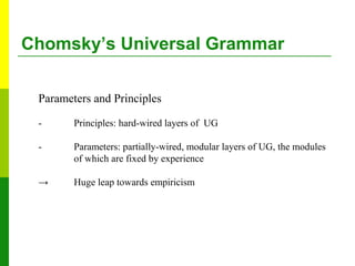 Language theory and language acquisition | PPT