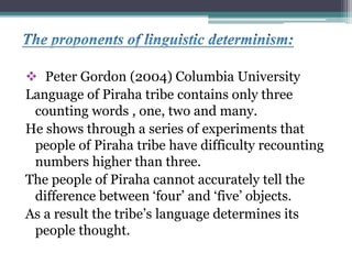 Language and Thought | PPTX | Science