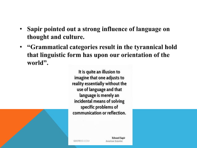 Language, thought and culture | PPT
