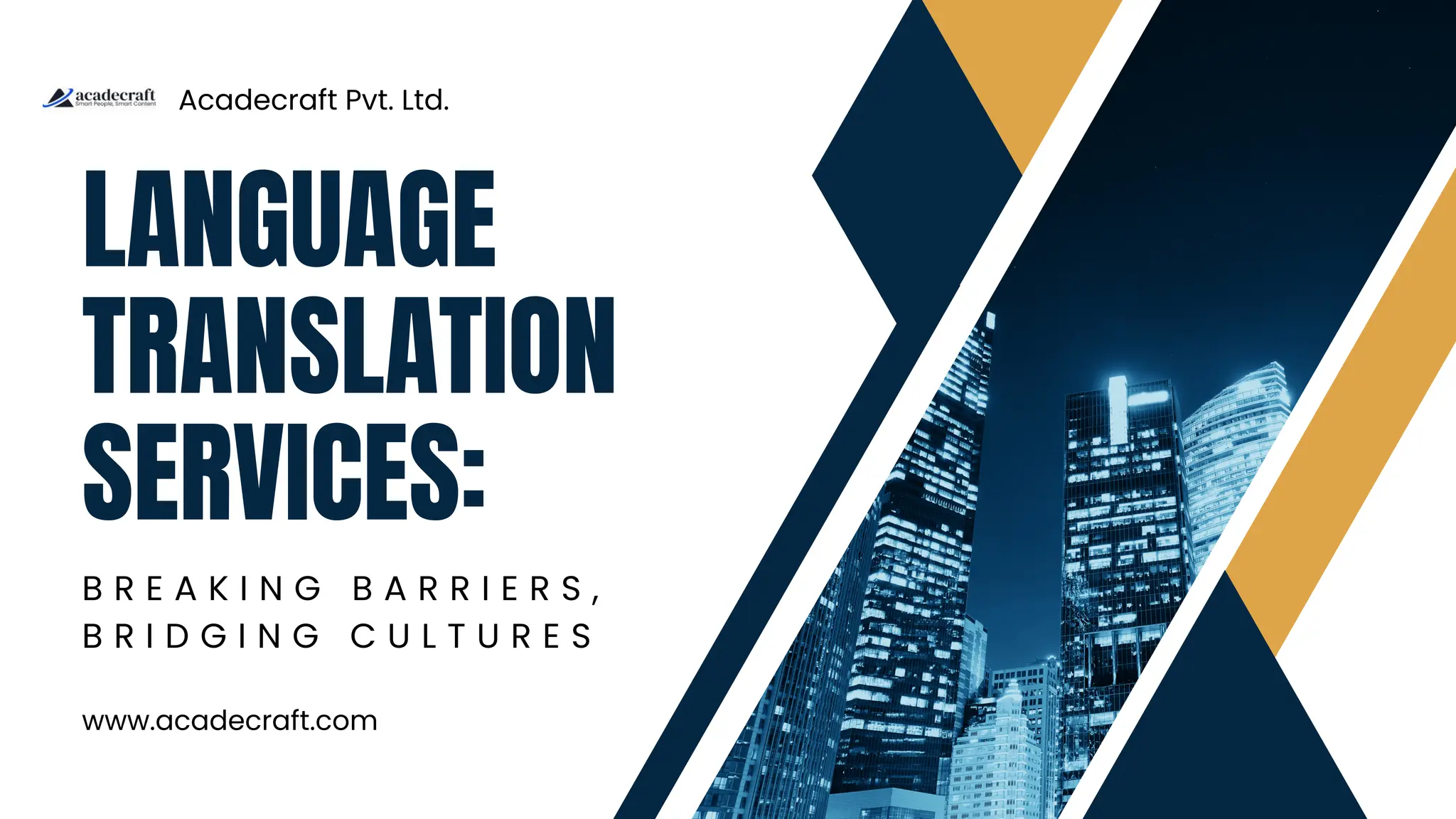 Language Translation Services: Breaking Barriers, Bridging Cultures | PPT