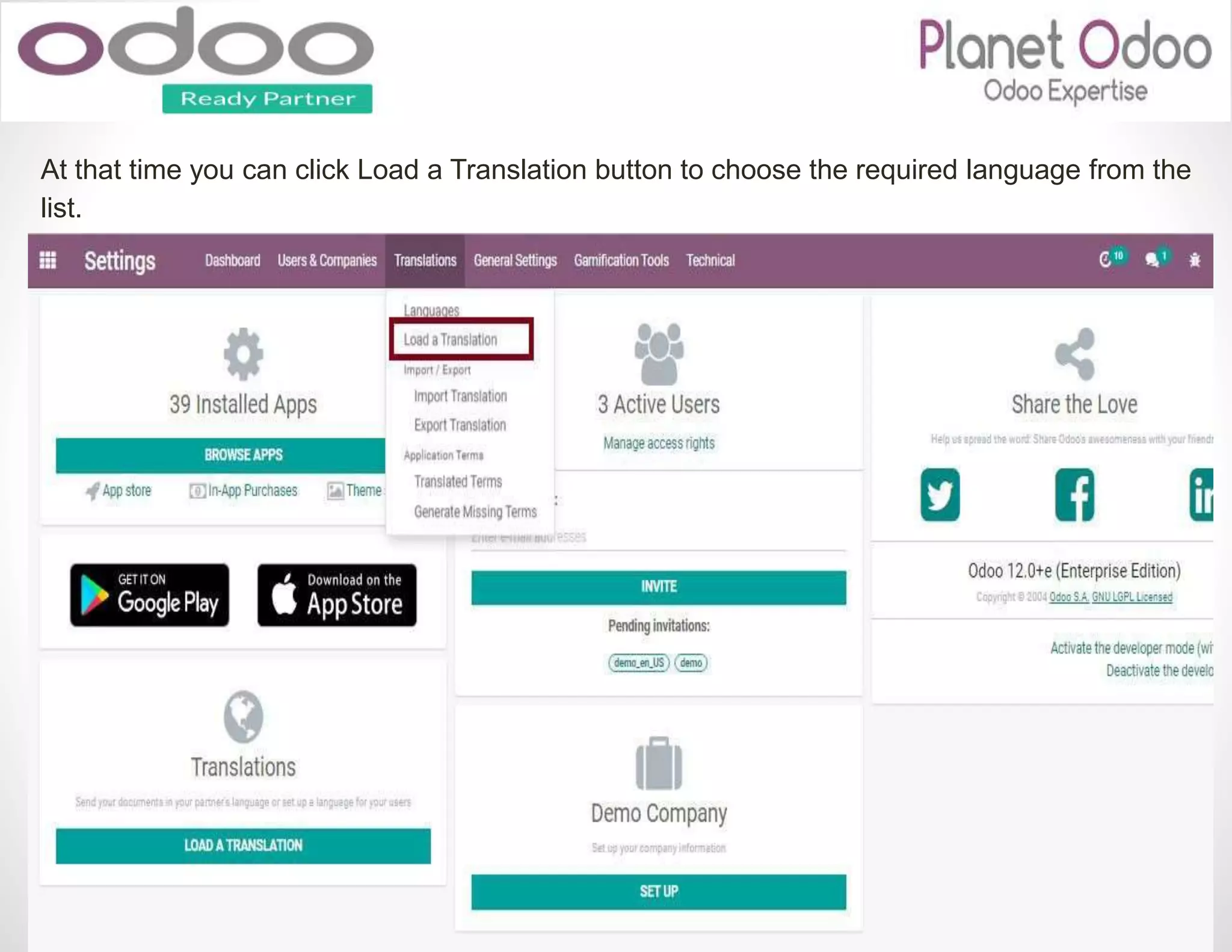 Language translations in odoo | PPTX