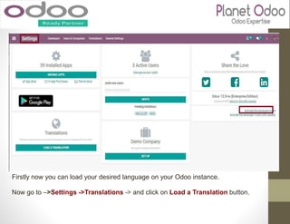 Language translations in odoo | PPTX