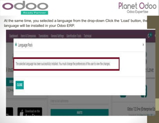 Language translations in odoo | PPTX