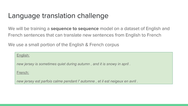 Language translation with Deep Learning (RNN) with TensorFlow | PDF