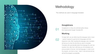 Language translator | PPTX