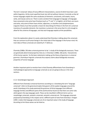 Language universals | RTF