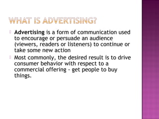 Language used in advertisement. | PPT