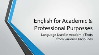 Language used in Different academic Discipline.pptx